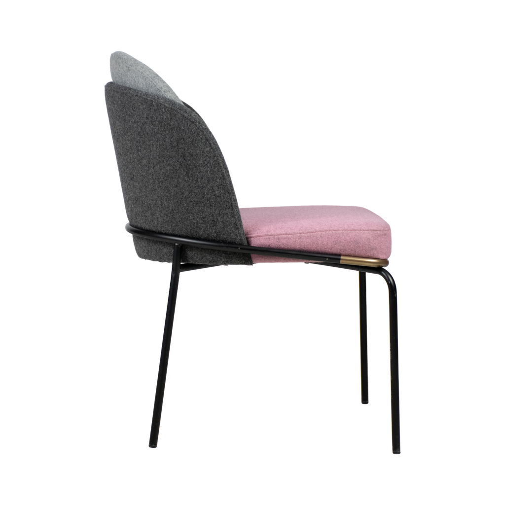 Luca Upholstered Chair - Metal – The Chair Market